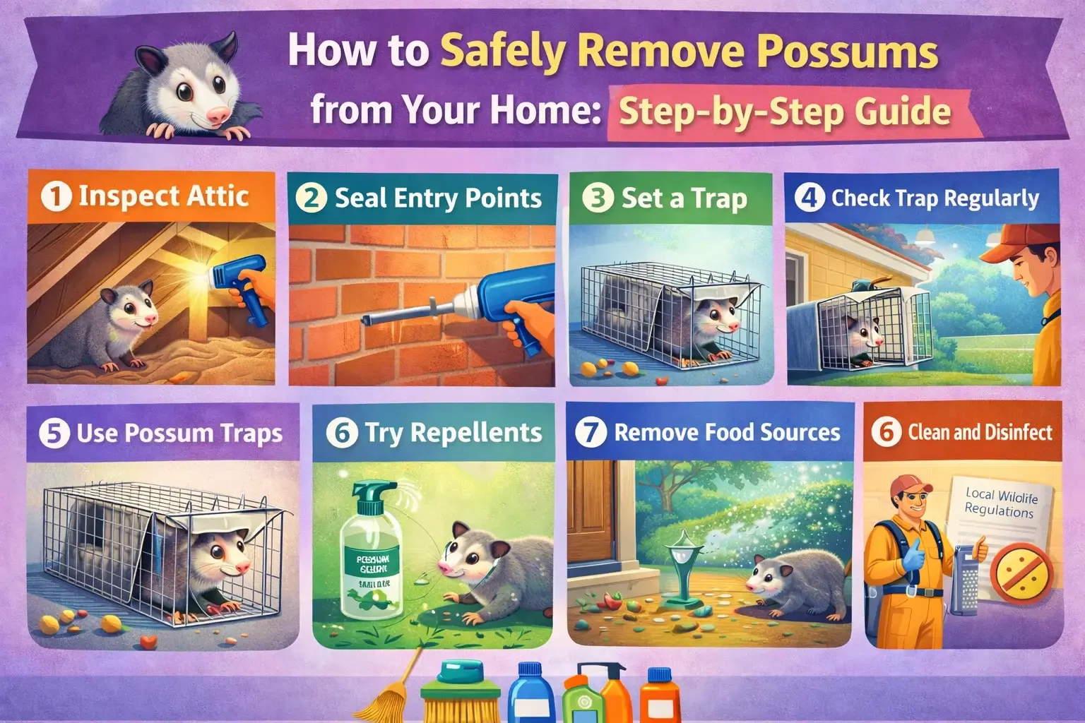 How to Safely Remove Possums from Your Home: A Step-by-Step Guide